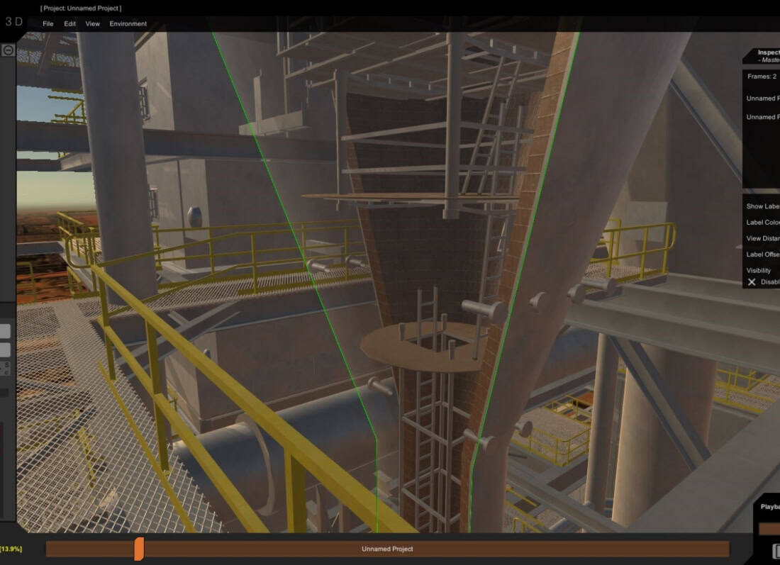3D Visualisation of Momentum Engineering Deluge System