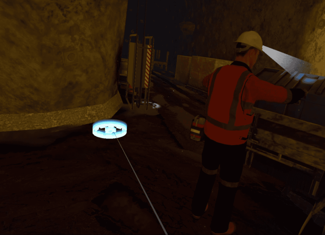 Underground VR Training | Sentient Computing Australia